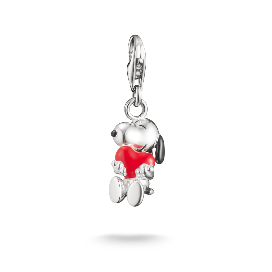2226-664-10 | Thomas Sabo Connect Silver Charm Pendant Snoopy & Heart ...