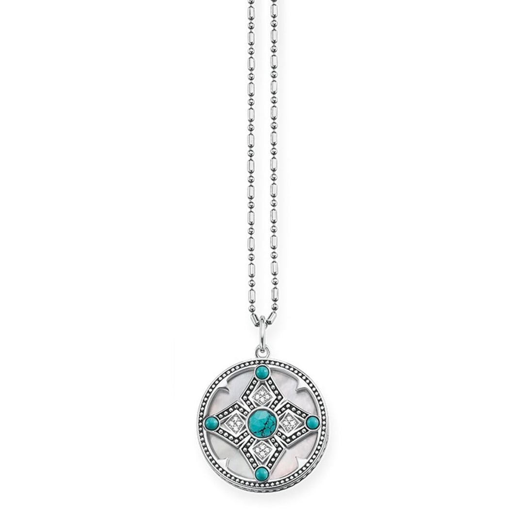 Thomas Sabo Sterling Silver Glam & Soul Kette Ethno Amulett