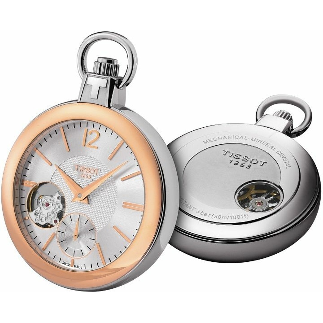 T853.405.29.037.01 | Tissot Pocket Mechanical Skeleton