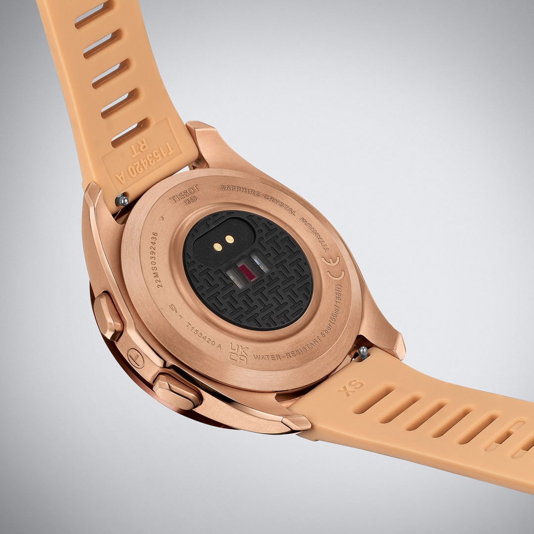 Tissot T-Touch Connect Sport Smartwatch Titan PVD Rosé mit beigem ...