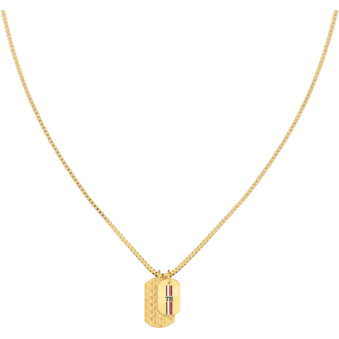 2790211 | Tommy Hilfiger Collier plaqué or avec Pendentif Dog-Tag