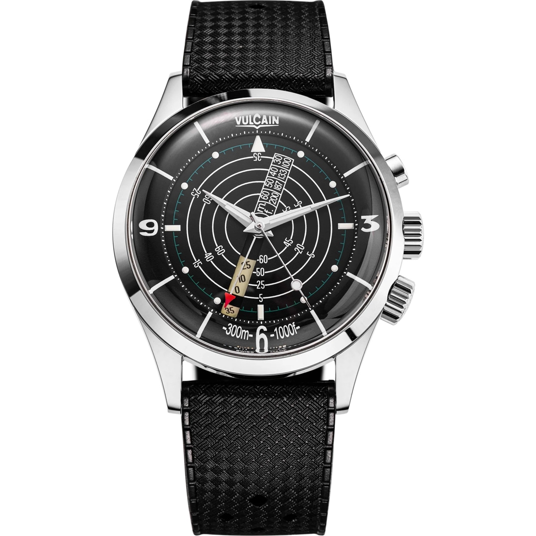 Vulcain Nautical Heritage Cricket Black & White Sapphire 42mm ...