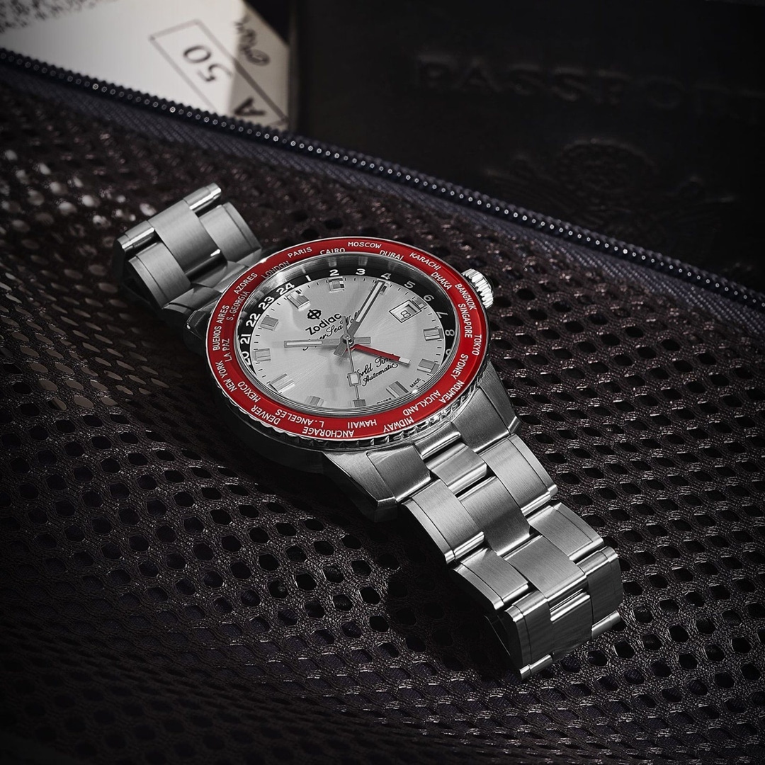 ZO9410 | Zodiac Super Sea Wolf GMT World Time Automatic
