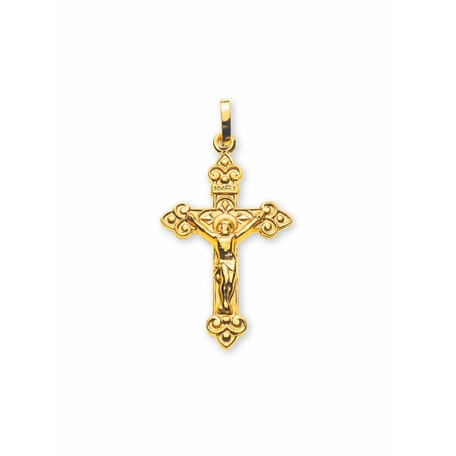 AKR1030 | Pendentif or jaune 750/18 ct, Croix