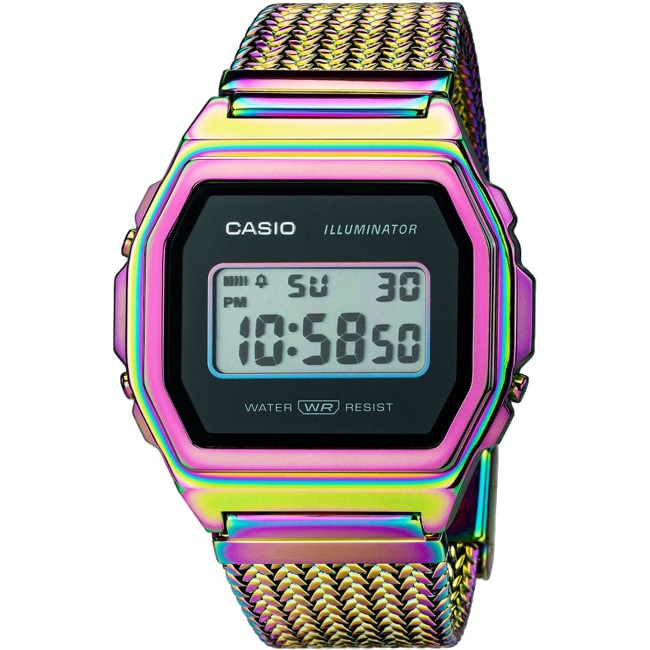 A1000PRW-1ER | Casio Vintage Iconic Rainbow