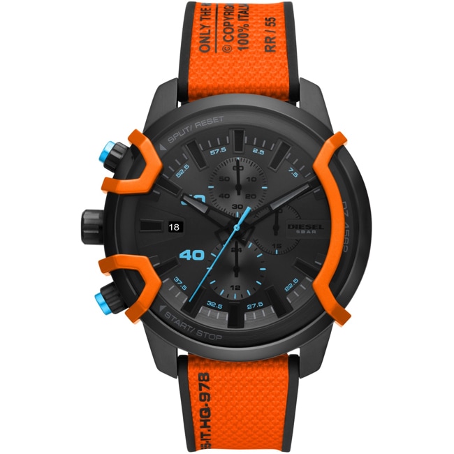 Diesel Griffed Chronograph Orange | DZ4562