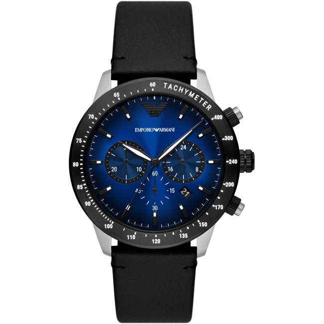 Emporio Armani Mario Chronograph Blau / Schwarz | AR11522
