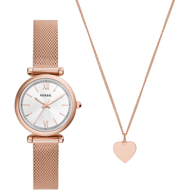 Fossil Carlie Set Rosé online kaufen | CHRISTIAN