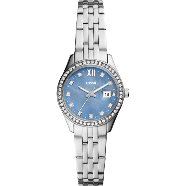 ES5074 | Fossil Scarlette Mini Argenté / Bleu