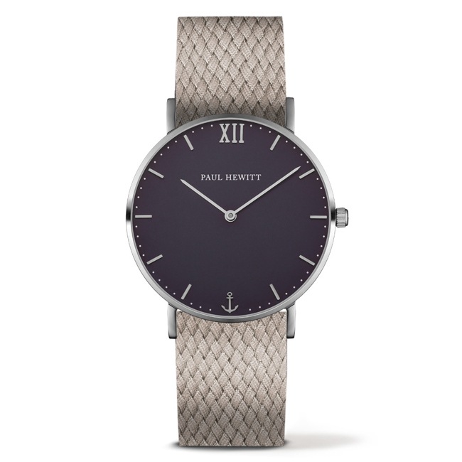 PH-SA-S-Sm-B-25 | Paul Hewitt Sailor Line Blue Lagoon Perlon Hazelnut Ø 36