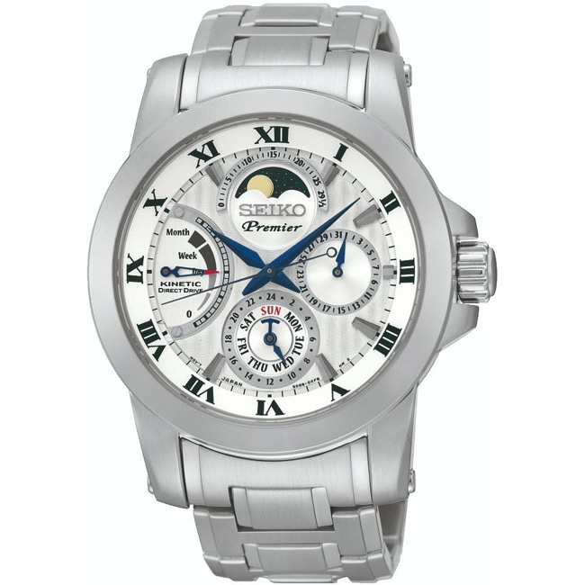 SRX011P1 | Seiko Premier Kinetic Direct Drive Moonphase