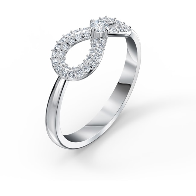 Swarovski Infinity Ring, weiss, rhodiniert online kaufen bei CHRISTIAN