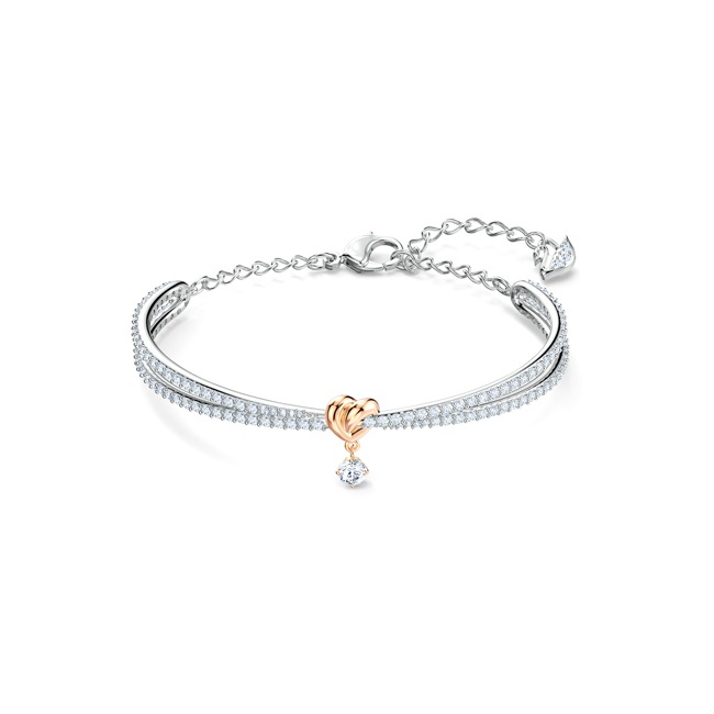 Swarovski heart bangle store