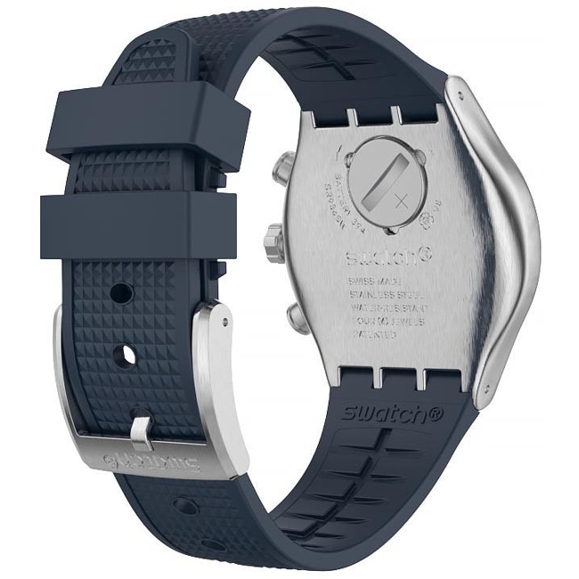 Swatch Irony Chrono Blue Grid (YVS454) online kaufen | CHRISTIAN