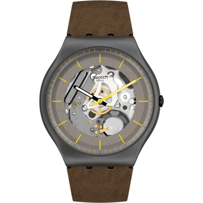 Swatch Skin Irony 42 Skin Silver Skeleton | SS07M103
