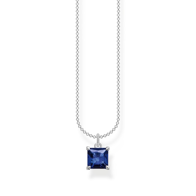 Elegantes Kette Mit Blauem Stein Bild