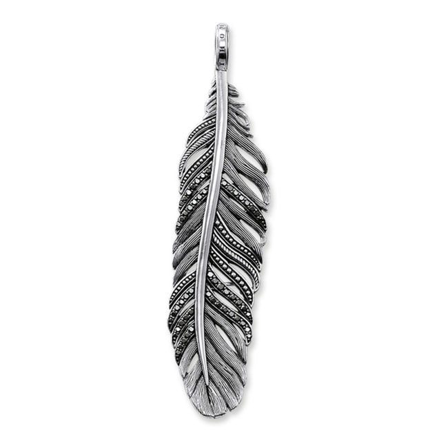 Thomas Sabo Sterling Silver Rebel at Heart Anhänger Feder