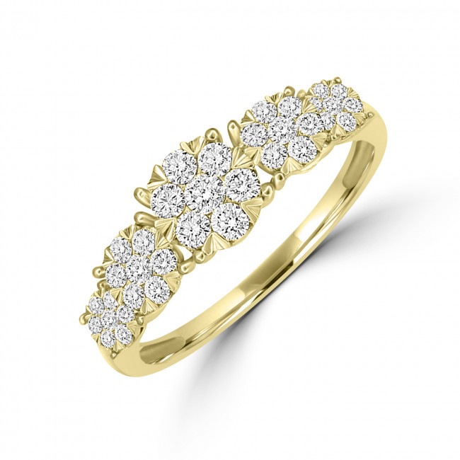 Verlobungsring 750/18 K Gelbgold mit Diamanten 0.50 ct H/si by CHRISTIAN online kaufen bei CHRISTIAN