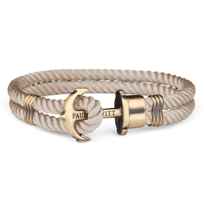 Paul Hewitt Phrep Laiton Ancre Bracelet Nylon Hazelnut | CHRISTIAN